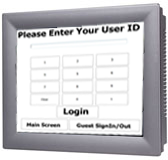 EIOboard Electronic In Out Board - Kiosk Installation